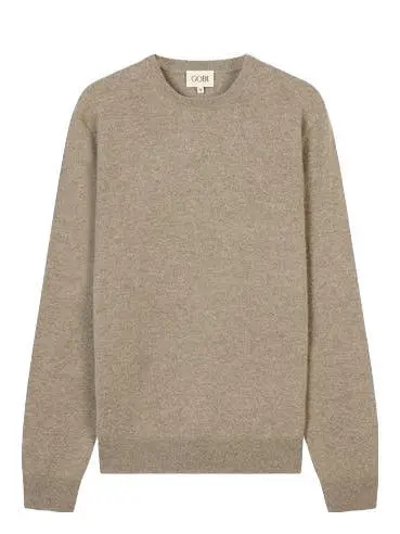 Gobi Cashmere Essential Crewneck Sweater - Vetiver
