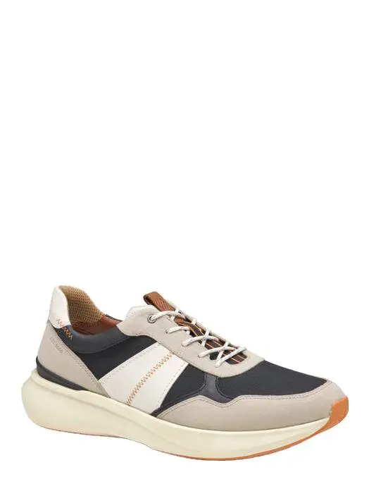 Johnston & Murphy Declan Waterproof Sneaker - Beige Multi Waterproof Suede