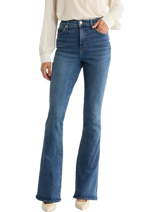 Veronica Beard Beverly Flare Jeans - Rebel Blue