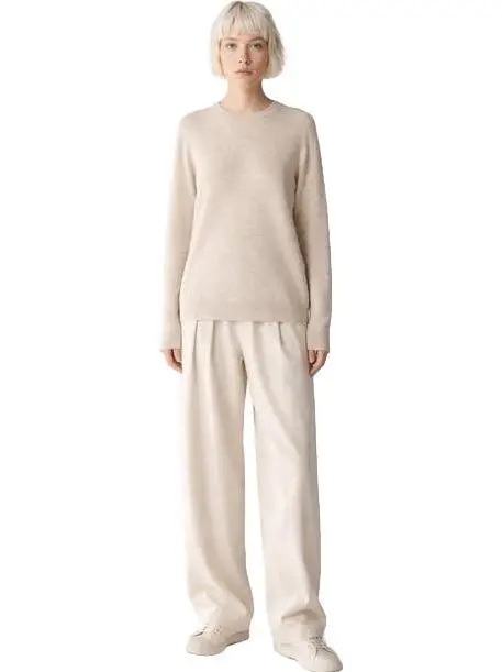 Gobi Cashmere Cashmere Crewneck Sweater - Birch