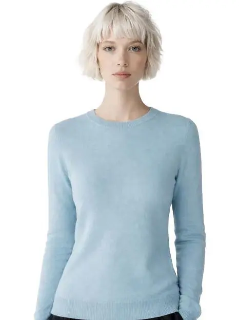 Gobi Cashmere Cashmere Crewneck Sweater - Cloud Blue
