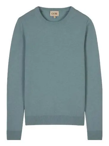 Gobi Cashmere Cashmere Crewneck Sweater - Cloud Blue