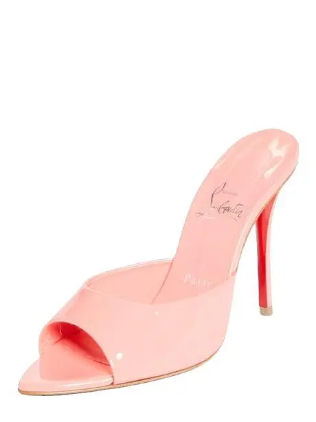 CHRISTIAN LOUBOUTIN Miss Z Pointed Toe Sandal - Grapefruit