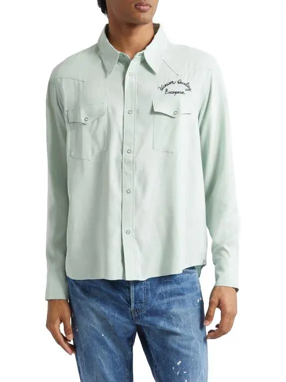 Visvim Four Corners Western Shirt - Light Green