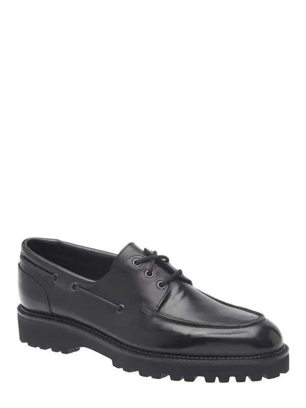John Lobb Tide Boat Shoe - Black