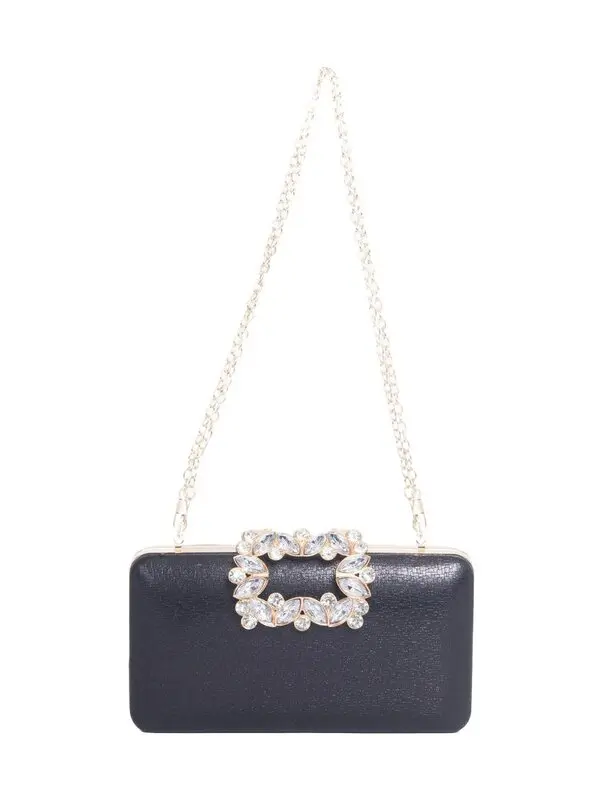 LAUREN LORRAINE Rectangular Evening Bag - Black