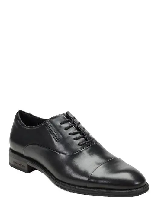 KENNETH COLE Tully Cap Toe Oxford - Black/black