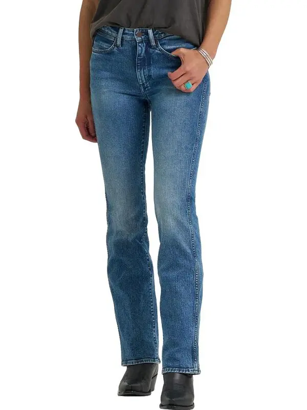 Wrangler Mid-rise Bootcut Jeans - Rustler Wash