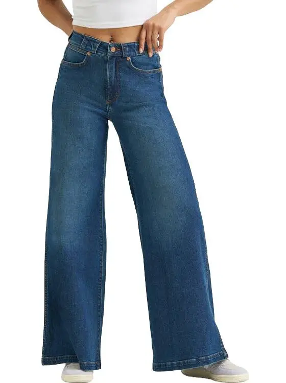 Wrangler High-waist Wide-leg Jeans - Icon