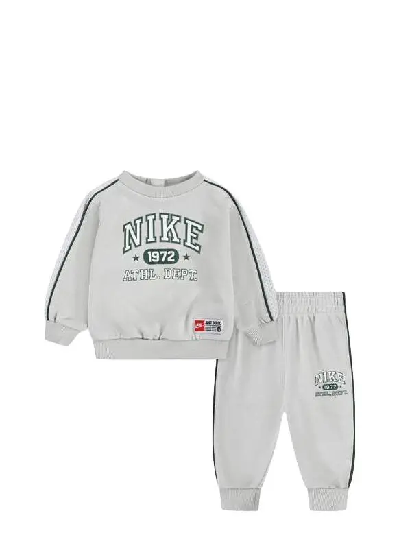 Nike Essential Fleece Sweatshirt And Joggers Set - Light Bone