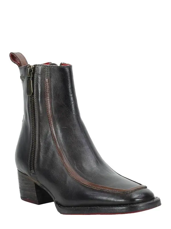 Bed Stu Bitsy Ankle Boot - Black Teak Rustic
