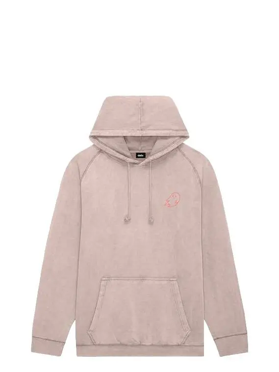 DALIX Washed Hoodie - Zinc