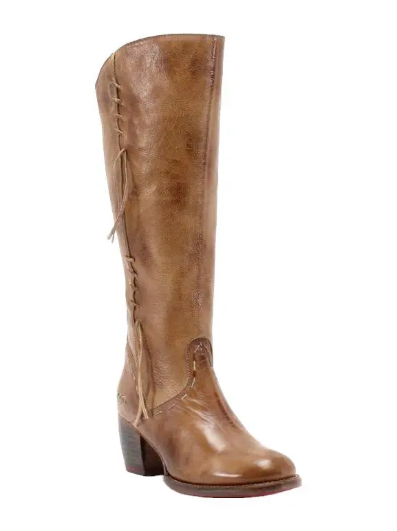 Bed Stu Charis Tall Boot - Tan Rustic