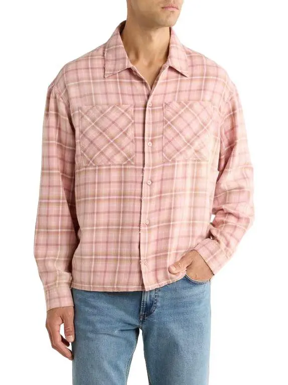 REPRESENT Check Button-up Shirt - Quartz
