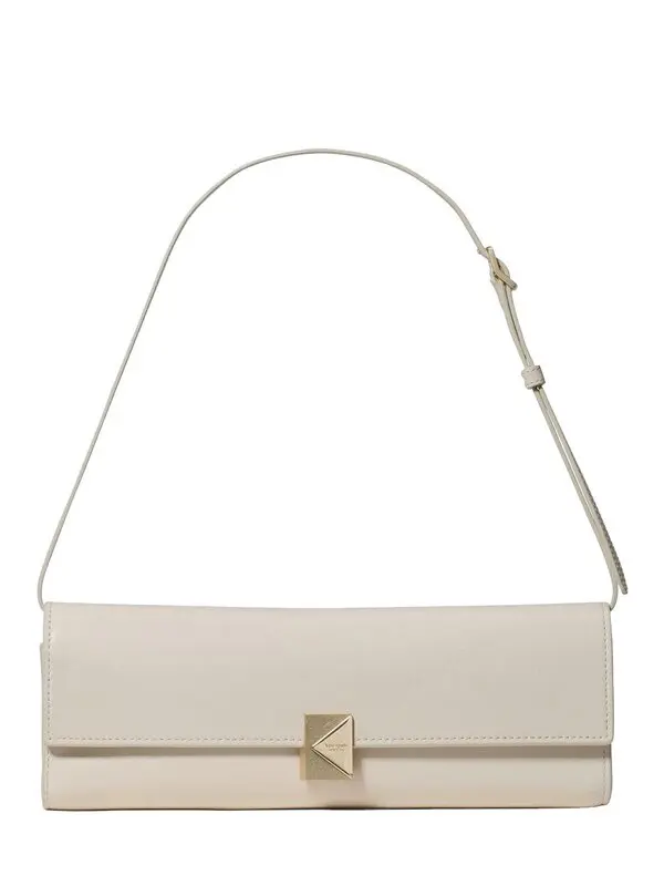 Kate Spade New York Leather Convertible Shoulder Bag - Cashew Milk