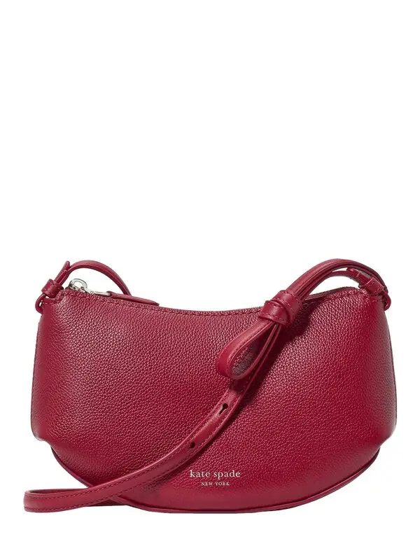 Kate Spade New York Pebble Leather Crossbody Bag - Red Jam