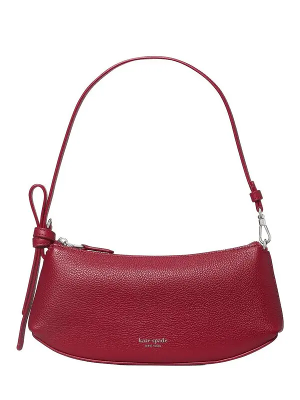 Kate Spade New York Loop Pebble Leather Shoulder Bag - Red Jam