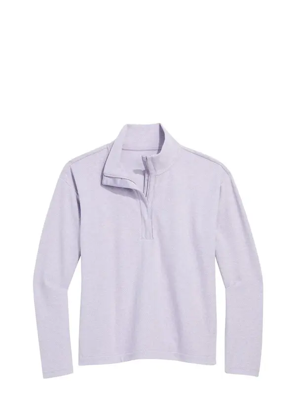 Vineyard Vines Calmwater Quarter Zip Pullover - Lilac Breeze