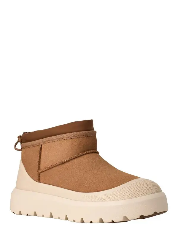 UGG Classic Ultra Mini Weather Hybrid Boot - Chestnut/whitecap