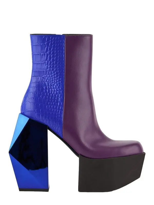 United Nude Stage Platform Boots - Purple Ii