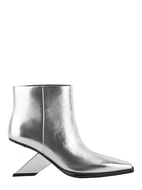 United Nude Rockit Pull On Ankle Boots - Silver