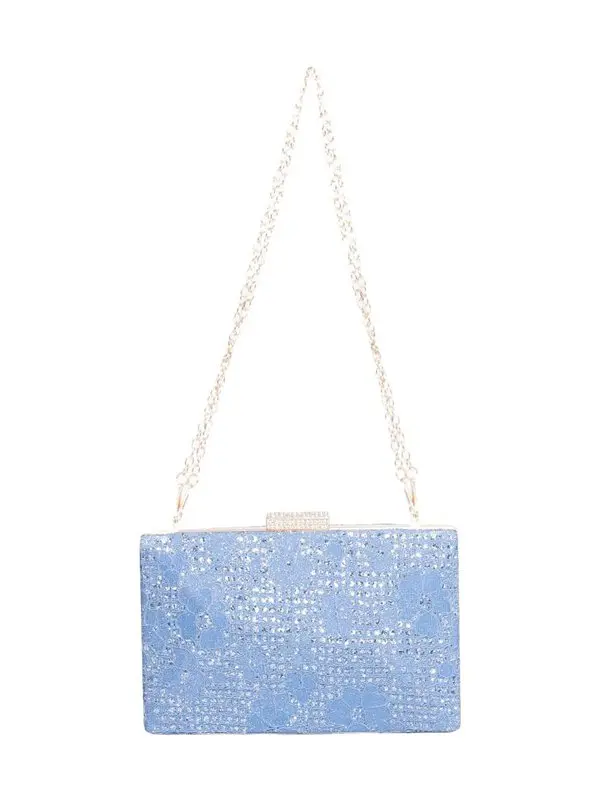 LAUREN LORRAINE Dandy Clutch - Cobalt