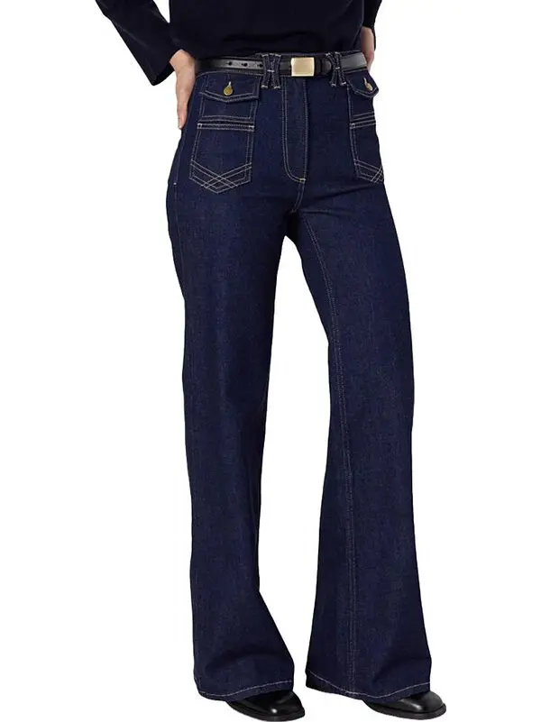Gerard Darel Anna High-rise Flare Jeans - Universe