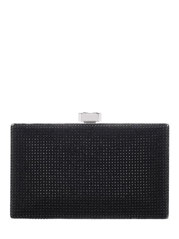 Nina Frame Clutch - Black