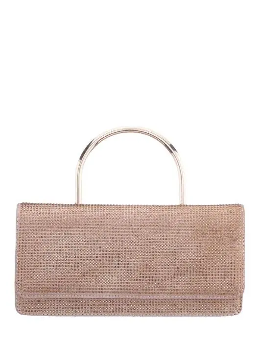Nina Luca Top Handle Clutch - Honey