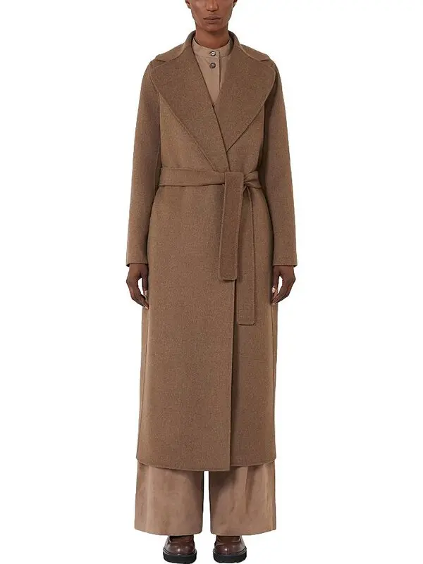 Max Mara Poldo Wool Coat - Brown