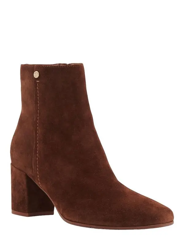 Aquatalia Domani Boots - Brandy Suede