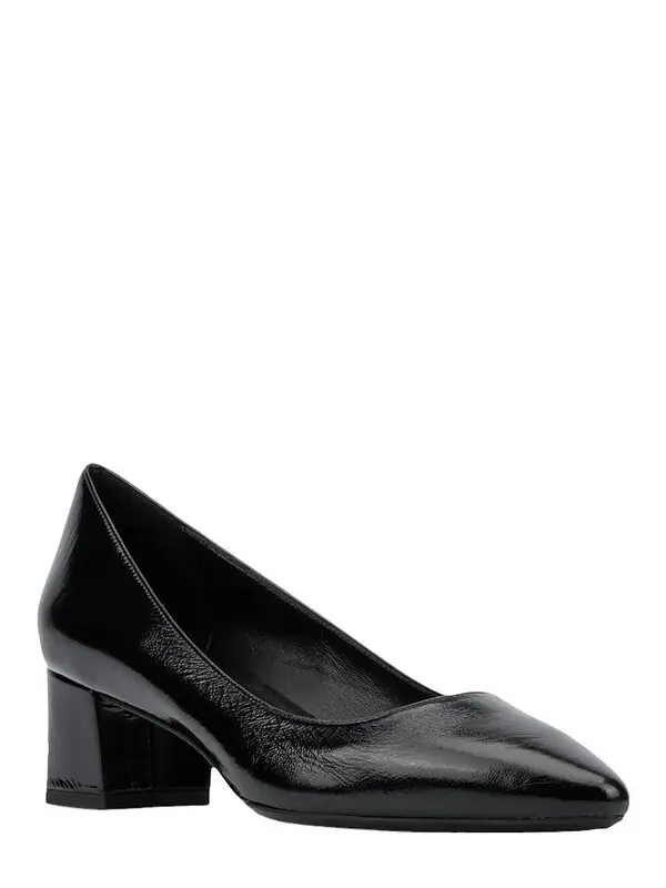 Aquatalia Pasha Leather Pumps - Black Leather