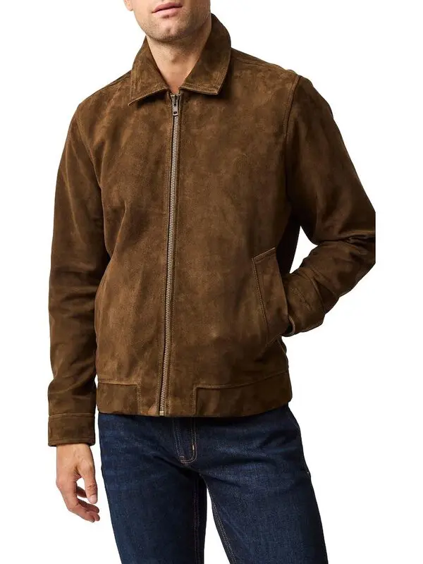 Rodd & Gunn Miro Bay Suede Jacket - Walnut