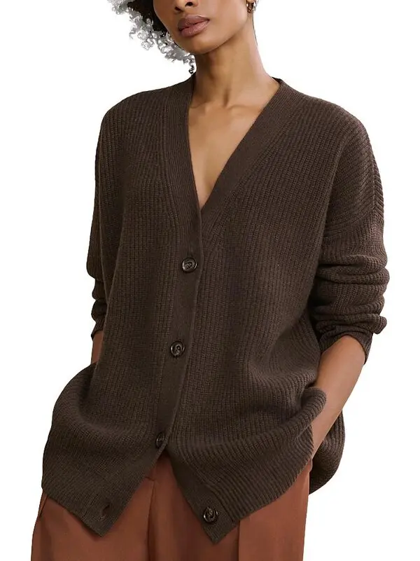Jenni Kayne Cashmere Cocoon Cardigan - Chocolate