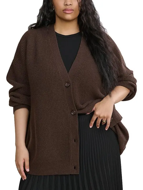 Jenni Kayne Cashmere Cocoon Cardigan - Chocolate