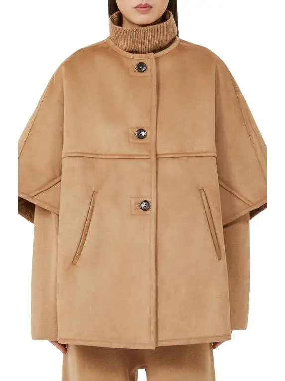 Max Mara Zaza Cape - Camel
