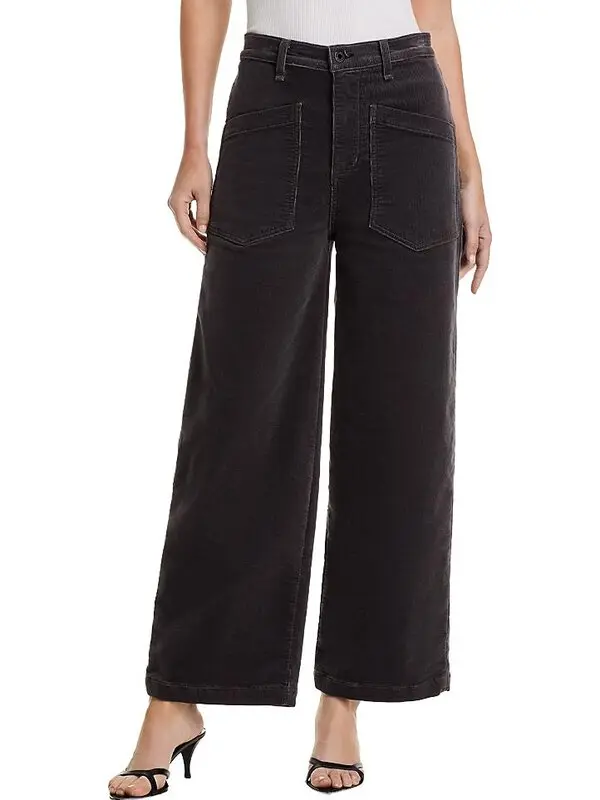 ASKK NY Virginia High-rise Corduroy Jeans - Charcoal