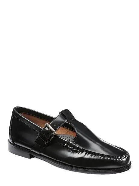 G.H.BASS Weejuns Mary Jane Moc Toe Loafer - Black