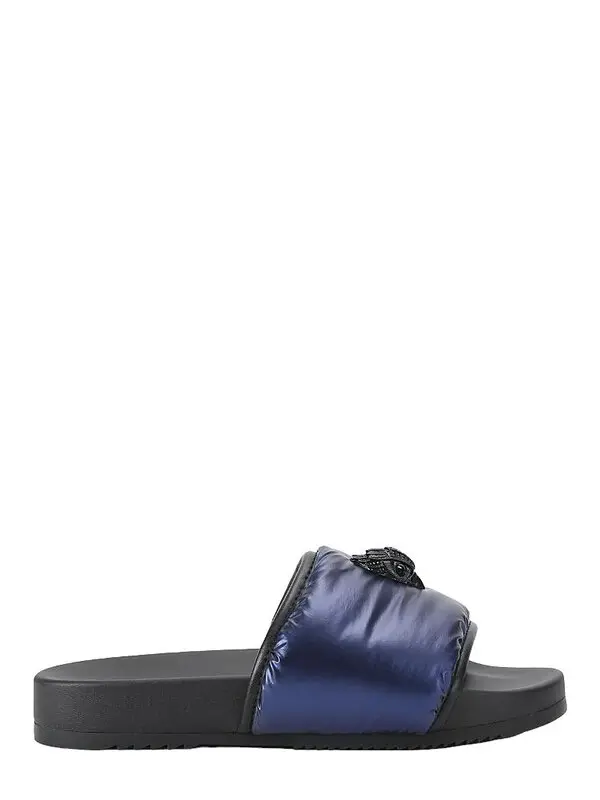 Kurt Geiger Eagle Puff Slide Sandals - Blue
