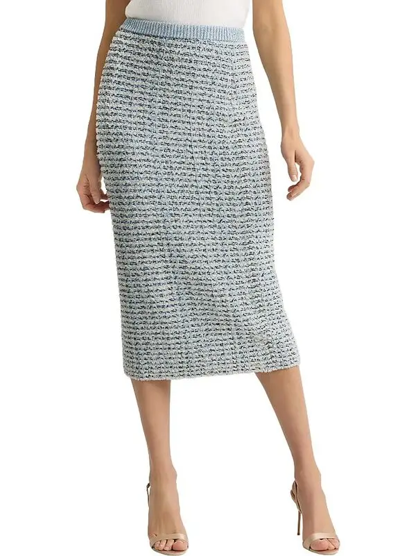 St. John Sequin Knit Skirt - Aqwh