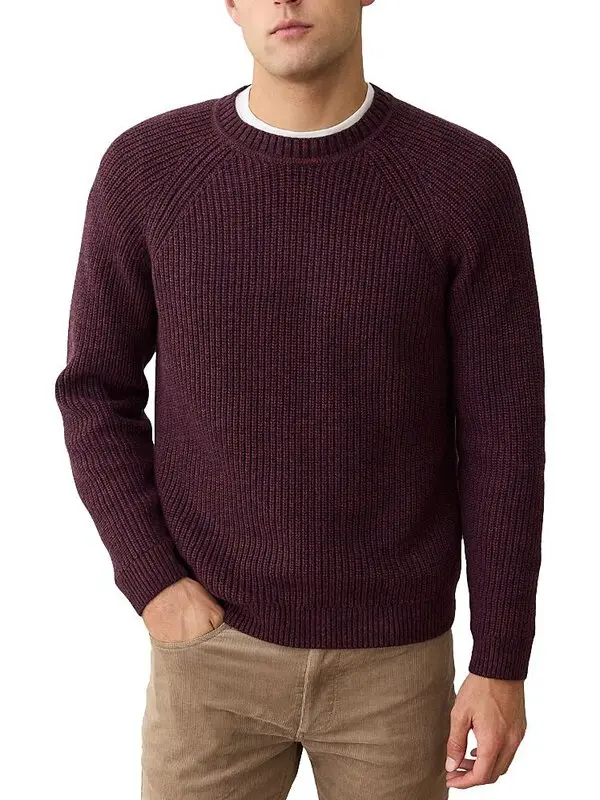Marine Layer Inverness Crewneck Sweater - Sangria
