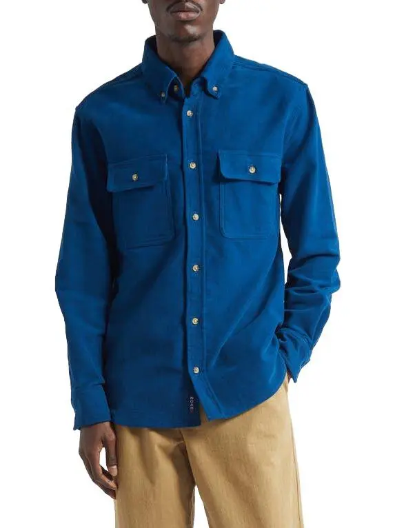 NOAH Cotton Moleskin Button-down Shirt - Ottamo