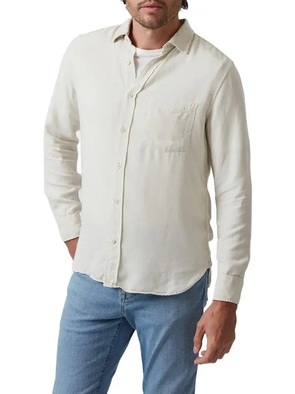 34 Heritage Tencel® Lyocell Button-up Shirt - Ivory