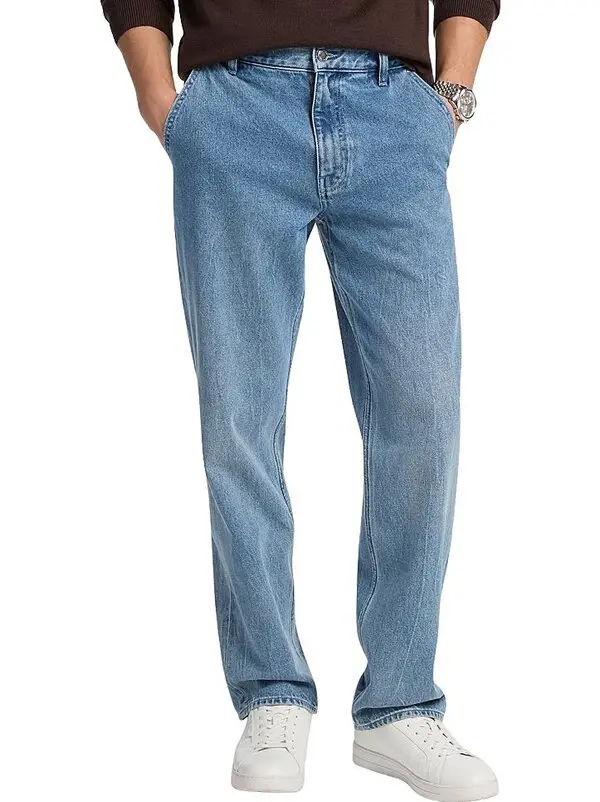 Michael Kors Finn Straight Jeans - Blue Sky Wash