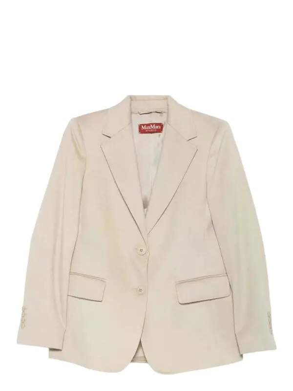 Max Mara Single-breasted Blazer - Neutrals