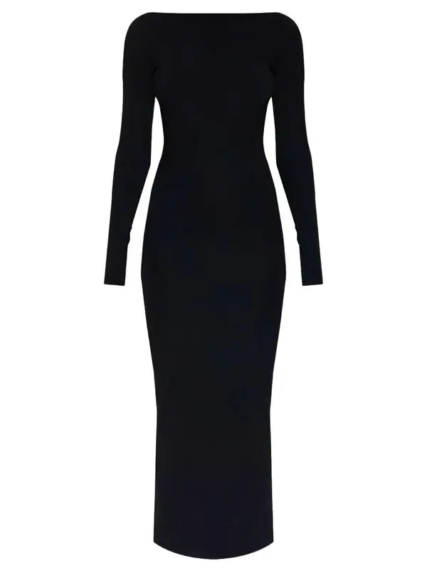 ENTIRE STUDIOS Long-sleeve Midi Dress - Black