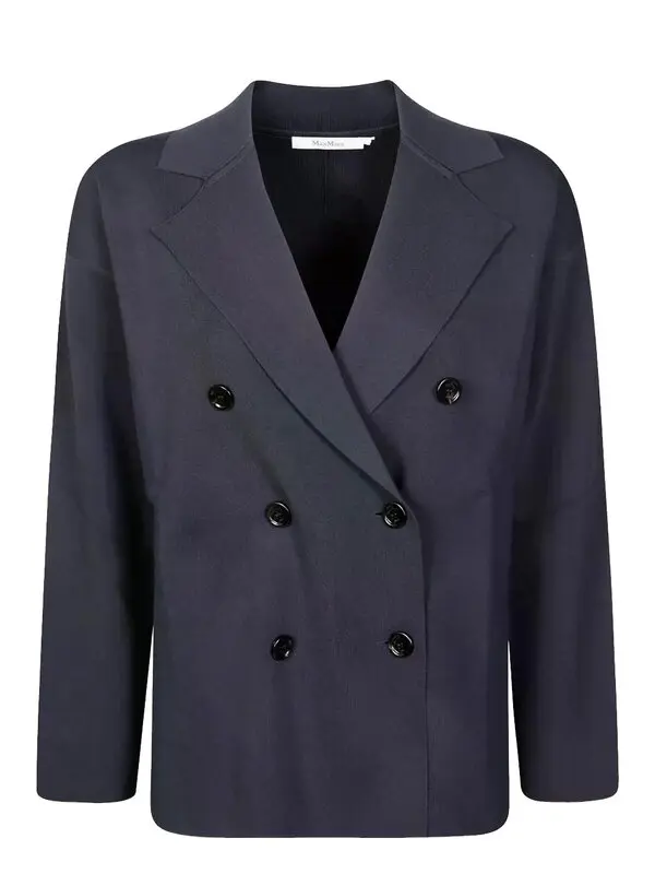 Max Mara Subdolo Double-breasted Blazer - Blue