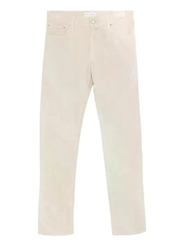 Jacob Cohen Corduroy Straight-leg Trousers - Neutrals