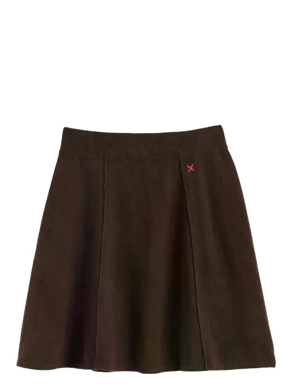 Chinti & Parker Cashmere-blend Skirt - Brown