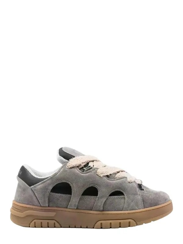SANTHA Cut-out Sneakers - Grey